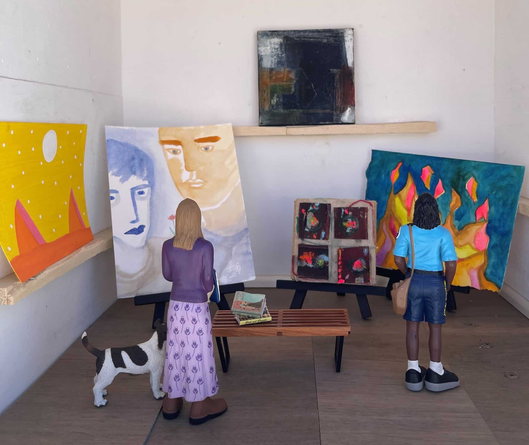 Palm Springs artist's tiny gallery leaves big impression, helps promote ...