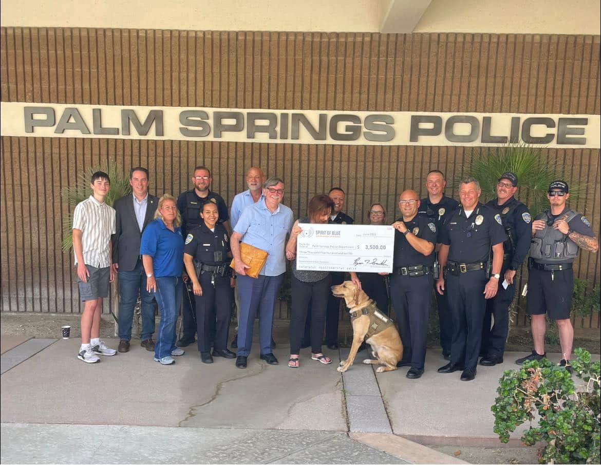 Foundation drops off check to cover cost of PSPD's stress-relieving ...