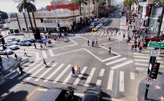 Walk this way: Unique crosswalk configuration will debut in center of ...