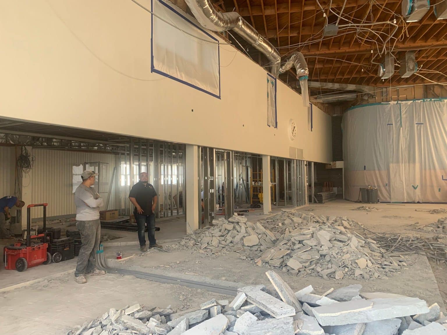 Banking on an original: Work underway to restore interior of one of the ...